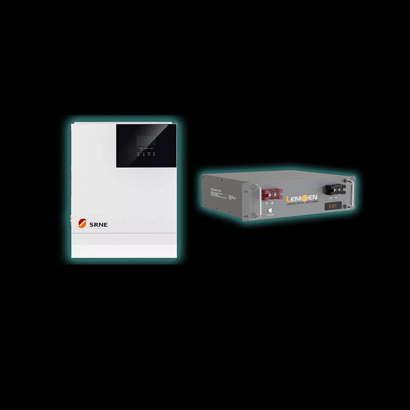 Installed 3KW SRNE Inverter with 2.5KW Battery Backup System